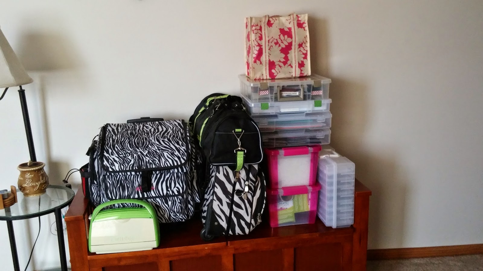 The Ramblings Of A Scrapbook Addict: Packing for My First Crop